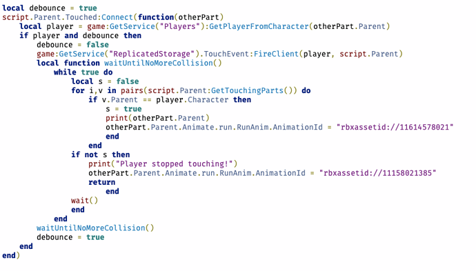 Running animation acting strange - Scripting Support - Developer Forum | Roblox