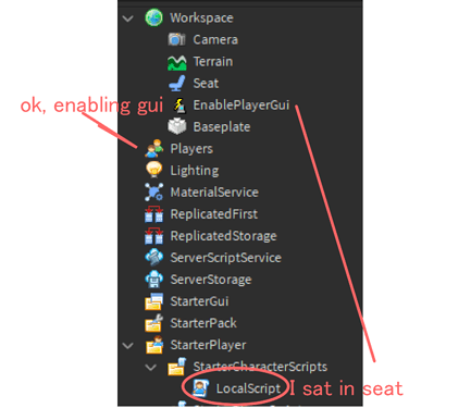 No gui showing up. Event usage problem - Scripting Support - Developer ...
