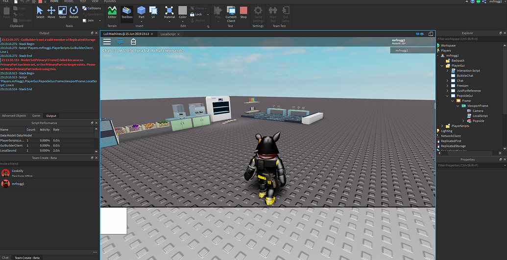 Scripting Primary Part CFrame error - Scripting Support - Developer Forum | Roblox