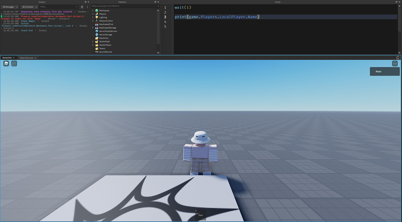 How can I find the local player without a Local Script? - Scripting ...