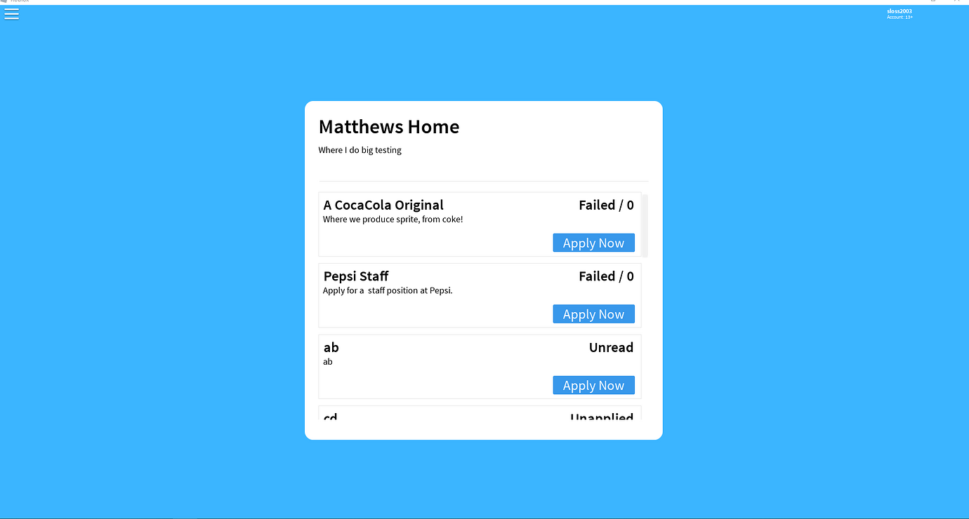 myCenter | Version 5 | The Future of Application Centers | Free | Quiz Mode | Discord & Roblox ...