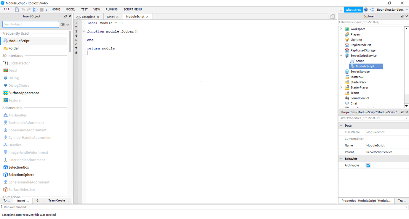 Modulescripts And Intellisense Scripting Support Developer Forum Roblox 8350