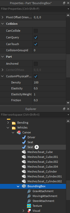 Angular Velocity fails to Rotate Canoe - Scripting Support - Developer ...