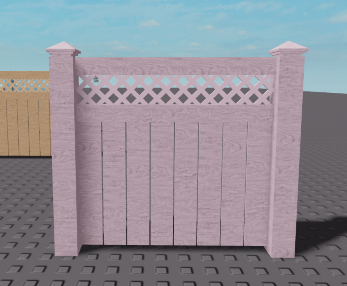 What material and color should I put on this fence? - Building Support ...