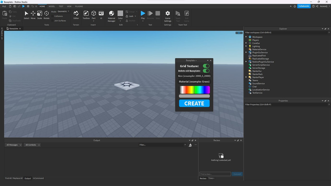 Baseplate + - Plugin - Community Resources - Developer Forum | Roblox