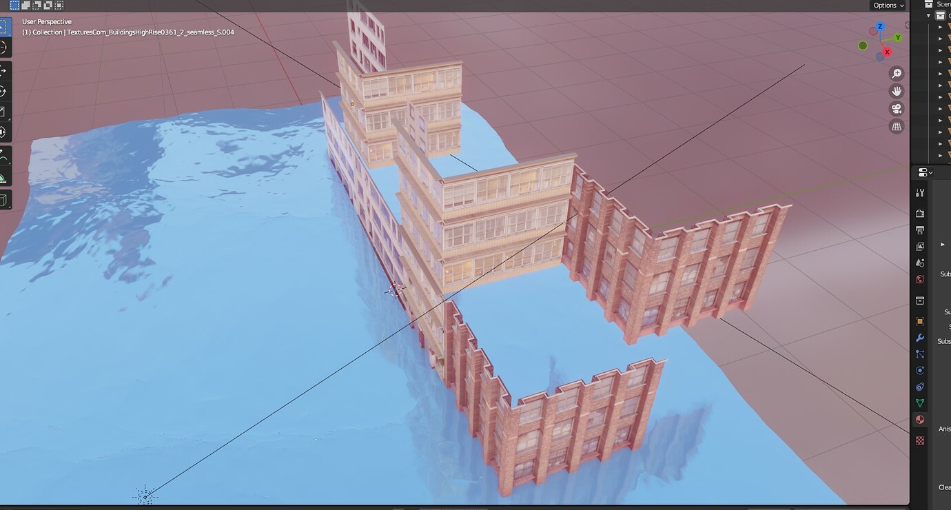 Low Poly Buildings with Realistic Texture - Building Support ...