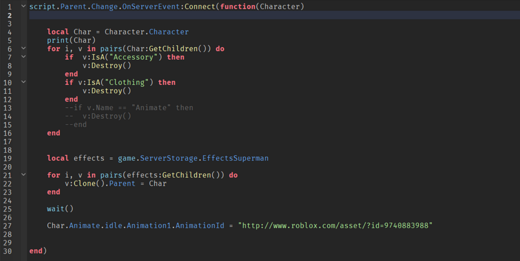Help changing idle animation in game with script in game - Scripting ...