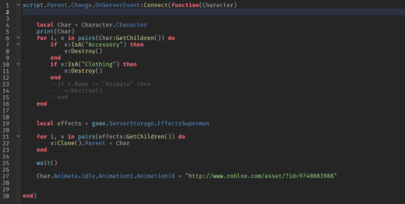 Help changing idle animation in game with script in game - Scripting Support - Developer Forum ...