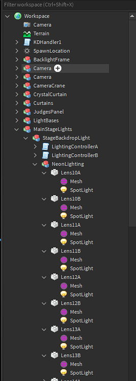 Script Surface Lights Inside Multiple Parts - Scripting Support ...