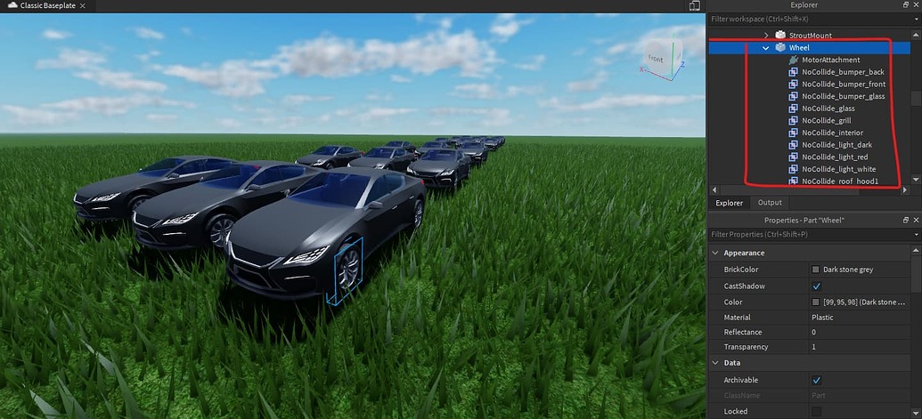 How can i fit a mesh body to roblox's endorsed model chassis ...