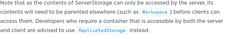 Running a project in Studio, where are the "ServerStorage" items ...