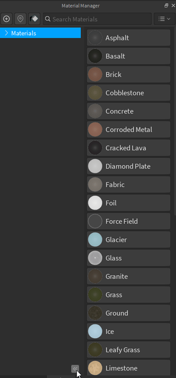 How to change current roblox studio material option to old one ...