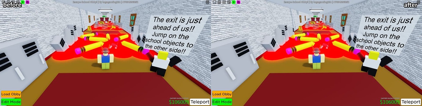Upcoming Lighting change to Obby Creator - Bulletin Board - Developer ...