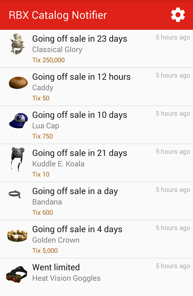 Catalog Notifier Android App - Creations Feedback - Developer Forum ...