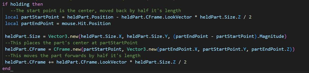 Resizing a part on one face in a loop issue - Scripting Support - Developer Forum | Roblox