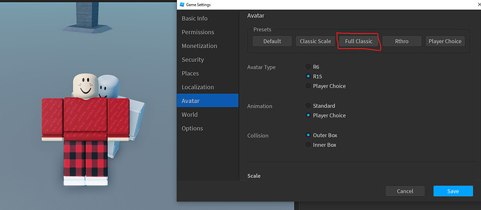 Making A Character Blocky Scripting Support Developer Forum Roblox