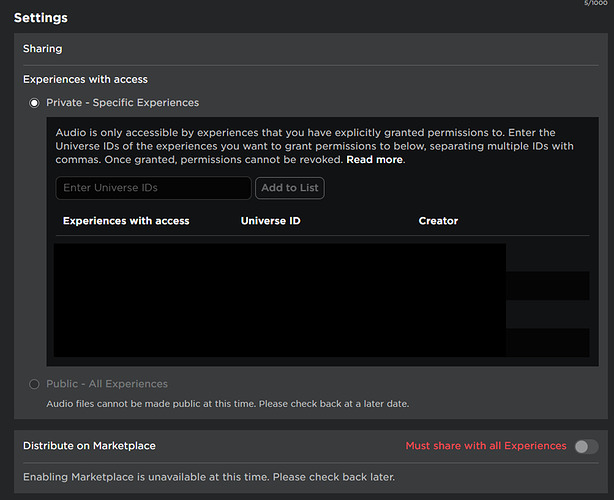 [Update] Changes to Asset Privacy for Audio - Page 72 - Announcements ...