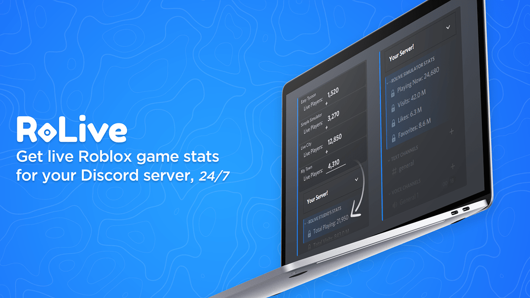 RoLive ∎ A Roblox Game & Group stats tracking Discord bot! - Community ...