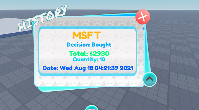 I made a stock trading thingy! - Creations Feedback - Developer Forum ...