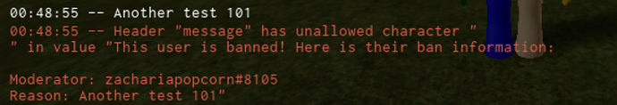 Unallowed character in header - Scripting Support - Developer Forum | Roblox