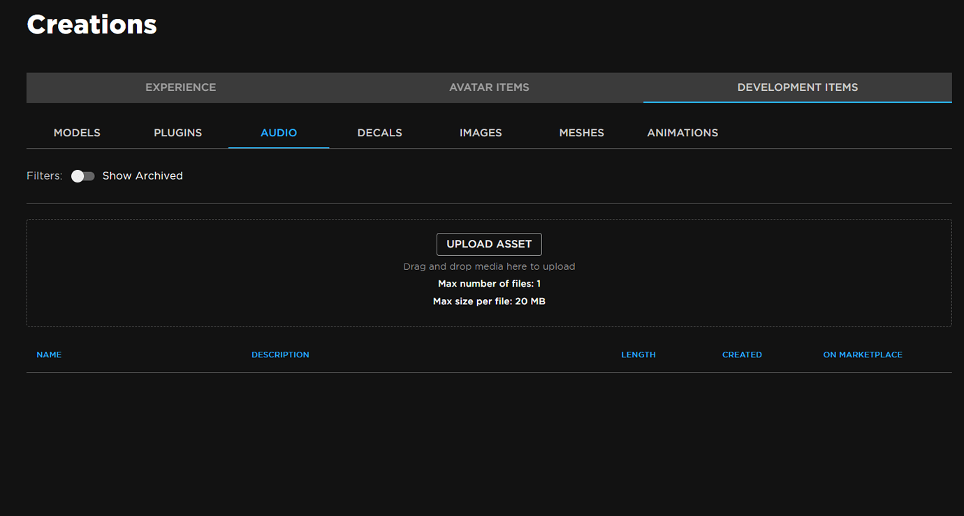 An easier way to upload your assets on Creator Dashboard ...