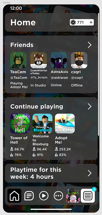 Roblox Homepage redesign - Creations Feedback - Developer Forum | Roblox