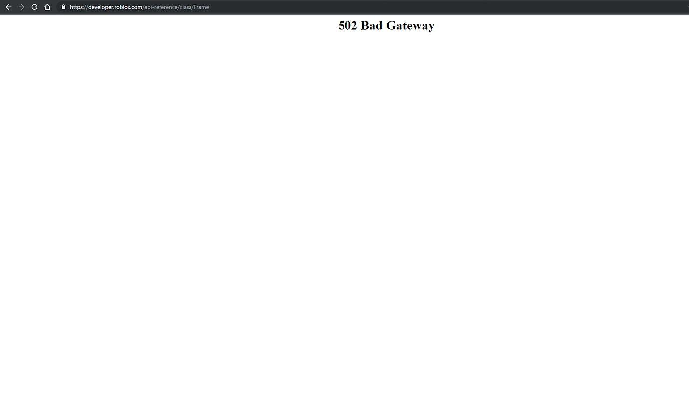 Developer Hub API Reference Down - Documentation Issues - Developer Forum | Roblox