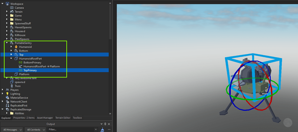 How Do I Rotate A Part Of A Model Like A Turrets Tower Scripting Support Developer Forum