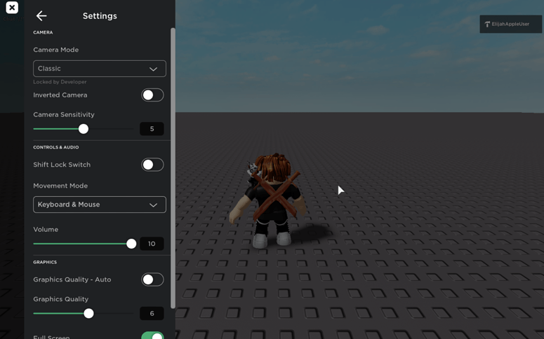 (GAME-BREAKING): Players can set Camera Mode regardless of ...