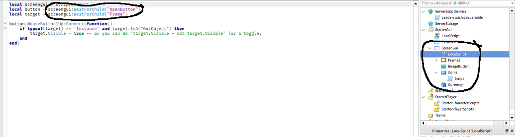 When touching gui it should add plus 1. not working - Scripting Support - Developer Forum | Roblox