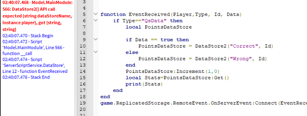 How can I save data under a string with datastore2? - Scripting Support ...