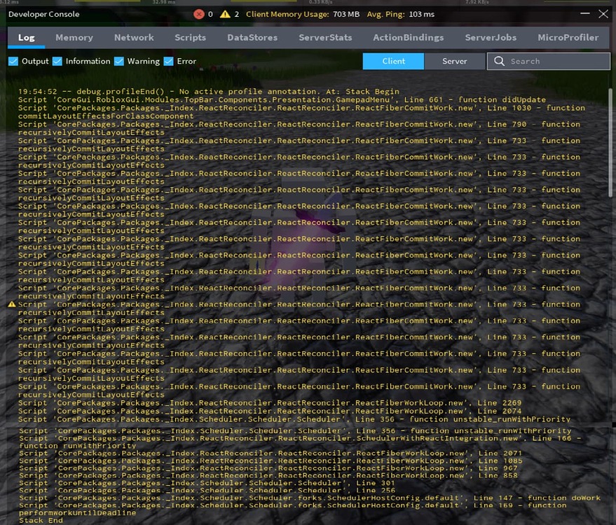 CorePackages errors - Scripting Support - Developer Forum | Roblox