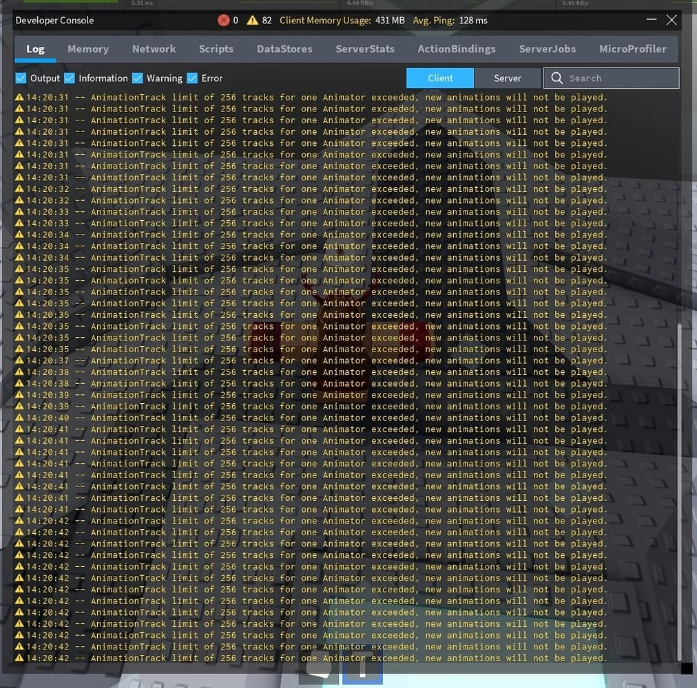 Hitting The Animationtrack Limit Scripting Support Developer Forum Roblox