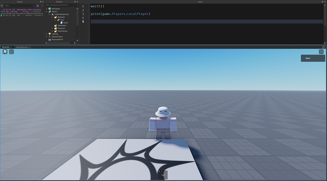How Can I Find The Local Player Without A Local Script Scripting Support Developer Forum