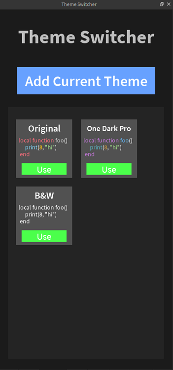 ThemeSwitcher - Switch Between Multiple Themes With Ease! - Community Resources - Developer ...