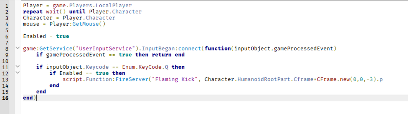 End underlined? - Scripting Support - Developer Forum | Roblox