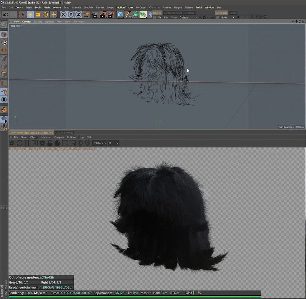 Creating Realistic Hair in Cinema 4D [Using Simulation] - Community ...
