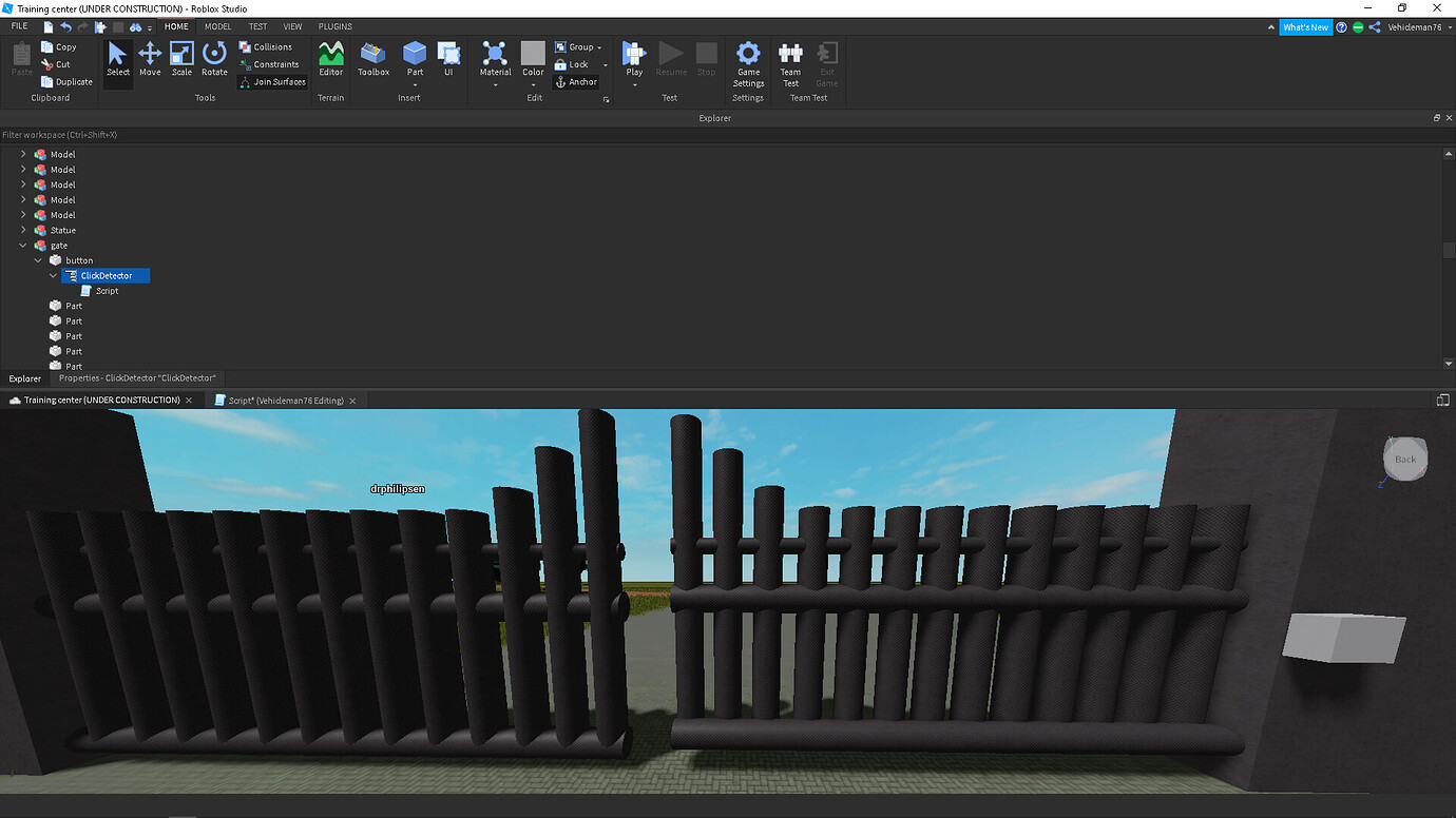 Gate script not working - Scripting Support - Developer Forum | Roblox