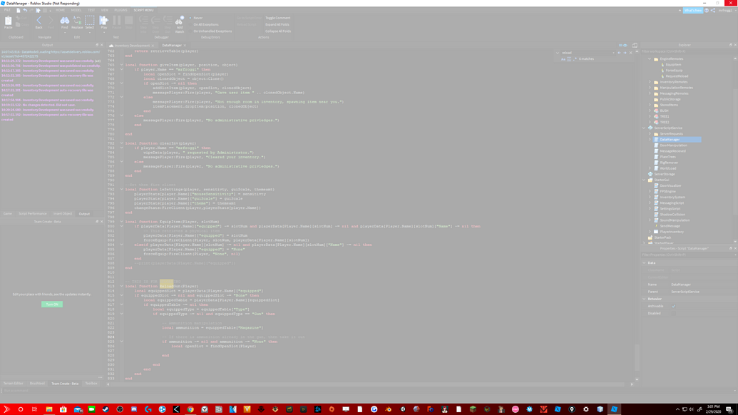 Studio Crashes immediately after 100% of loading whenever a place or ...