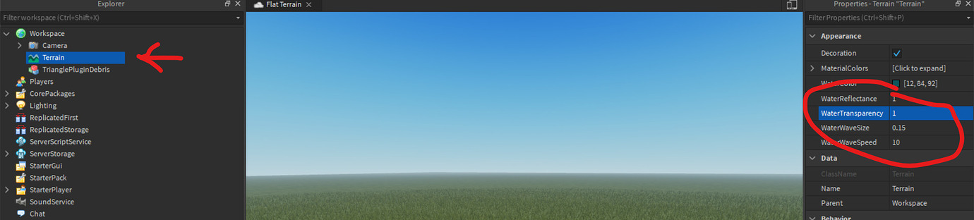 How to make transparent water? - Building Support - Developer Forum ...