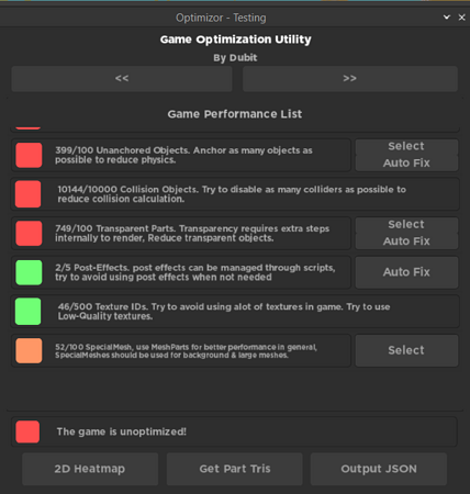Optimizer - Optimize your game with a few clicks - Community Resources - Developer Forum | Roblox