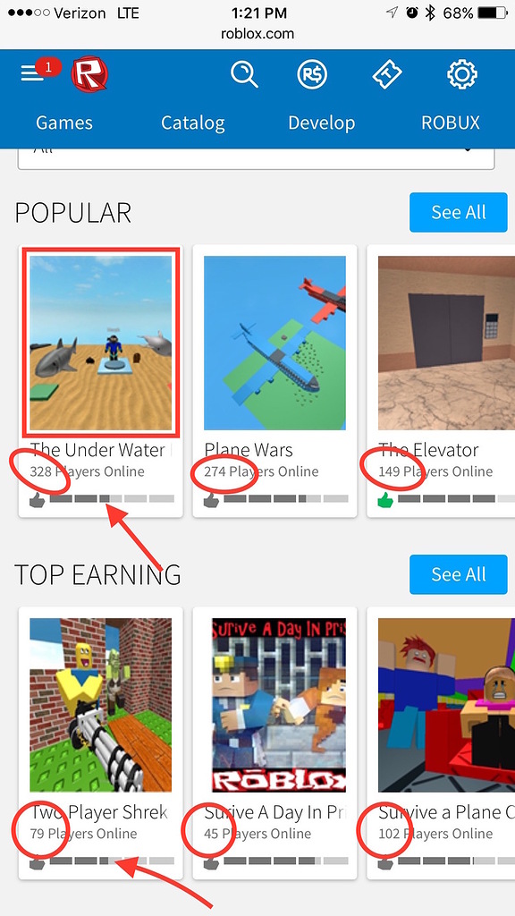 Mobile doesn't display the correct player counts - Website Bugs ...