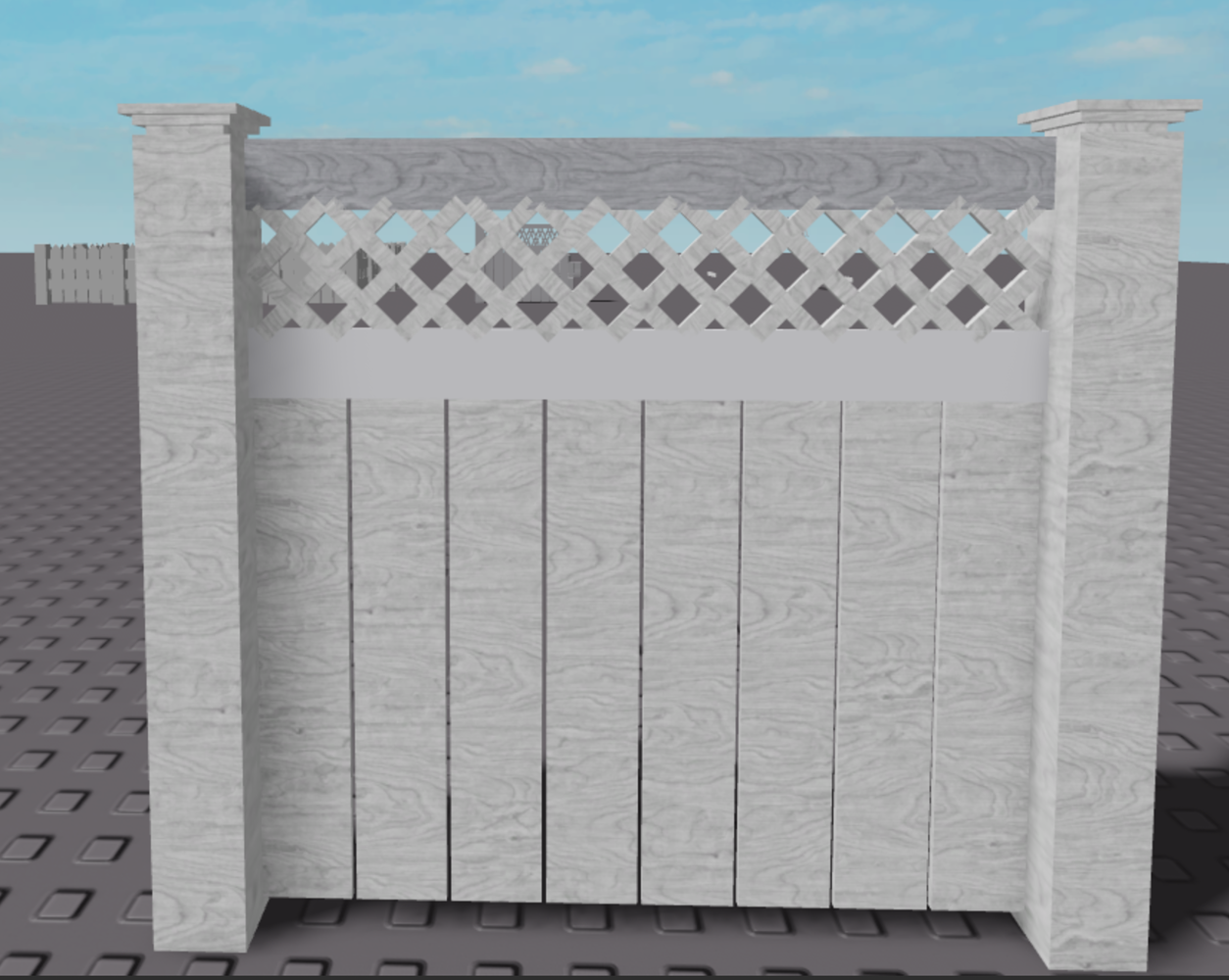 What material and color should I put on this fence? - Building Support ...