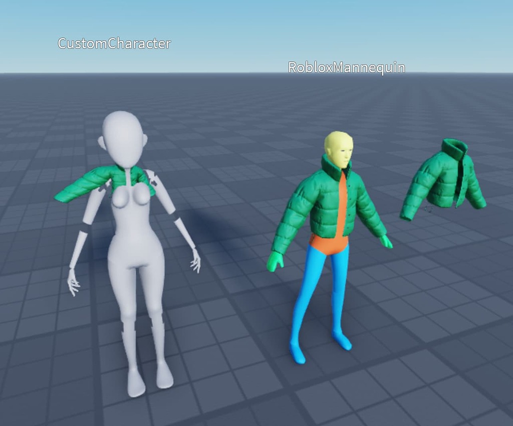 Layered clothing not functioning properly in custom character - Art ...