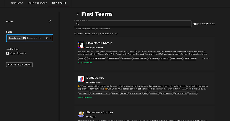 Team Pages, Compensation Filtering, and Moderation Improvements on ...