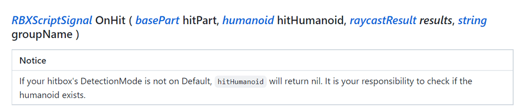 Help With Raycast Hitbox Scripting Support Developer Forum Roblox