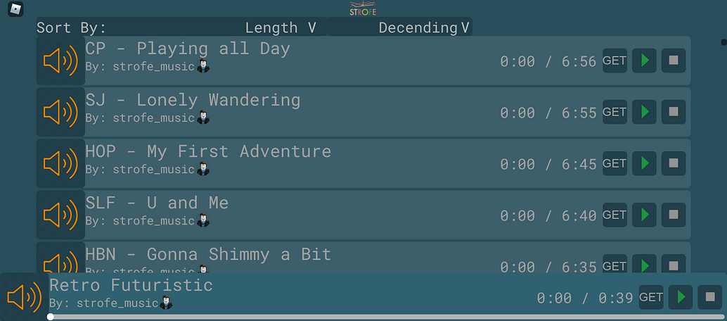 Strofe free-to-use music list - Community Resources - Developer Forum ...