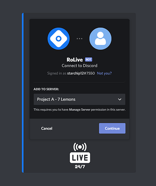 RoLive ∎ A Roblox Game & Group stats tracking Discord bot! - Community ...