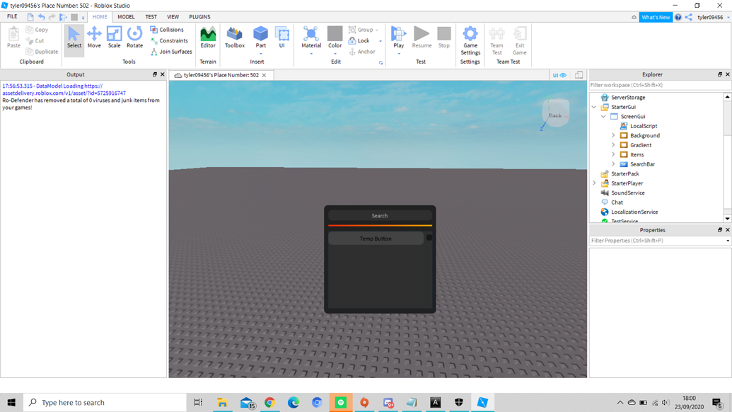 Search Bar - Not working - Scripting Support - Developer Forum | Roblox