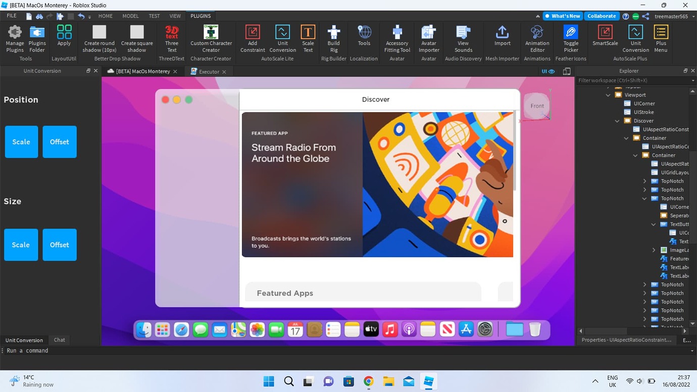 Problem with scaling Ui in a scrolling frame - Scripting Support - Developer Forum | Roblox